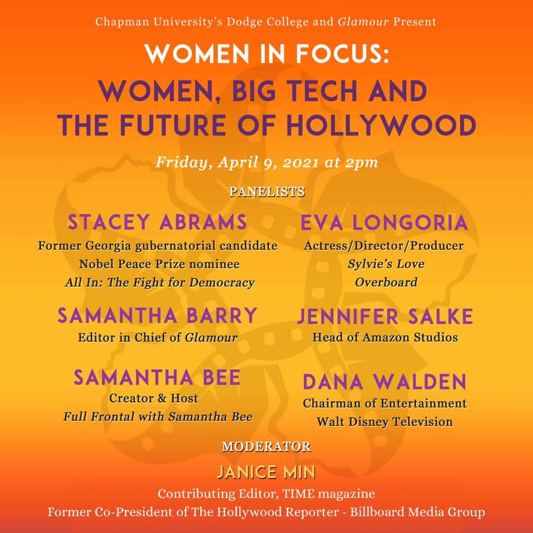 WOMEN IN FOCUS: WOMEN, BIG TECH AND THE FUTURE OF HOLLYWOOD” PANEL ...