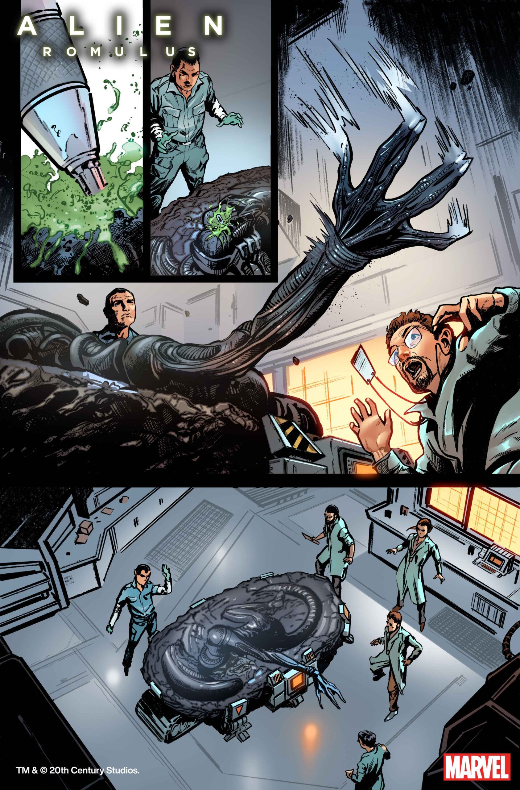 GET YOUR FIRST LOOK AT MARVEL'S ALIEN: ROMULUS PRELUDE COMIC! - Newsroom