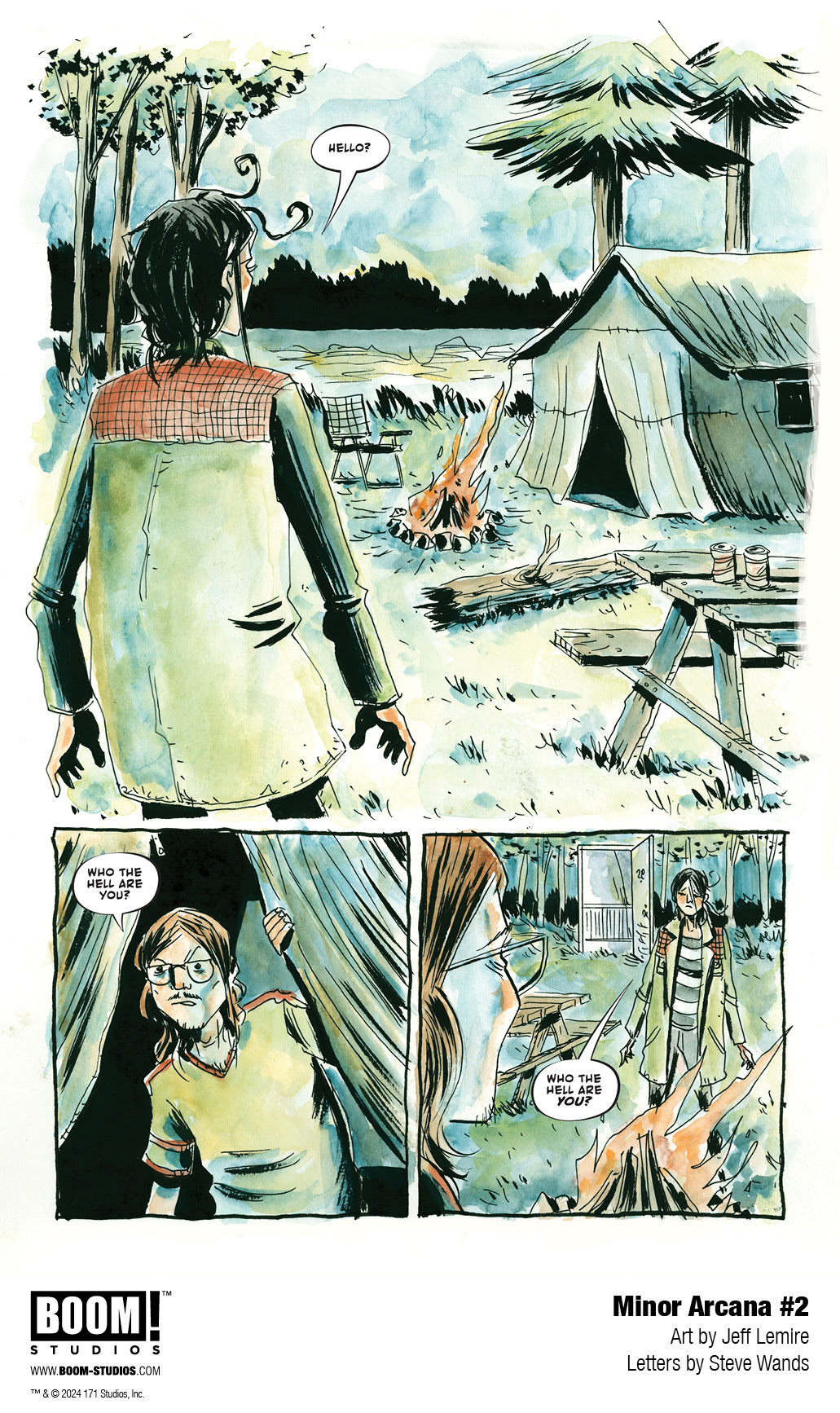 Frightening Memories of the Dead in Your First Look at MINOR ARCANA #2 ...