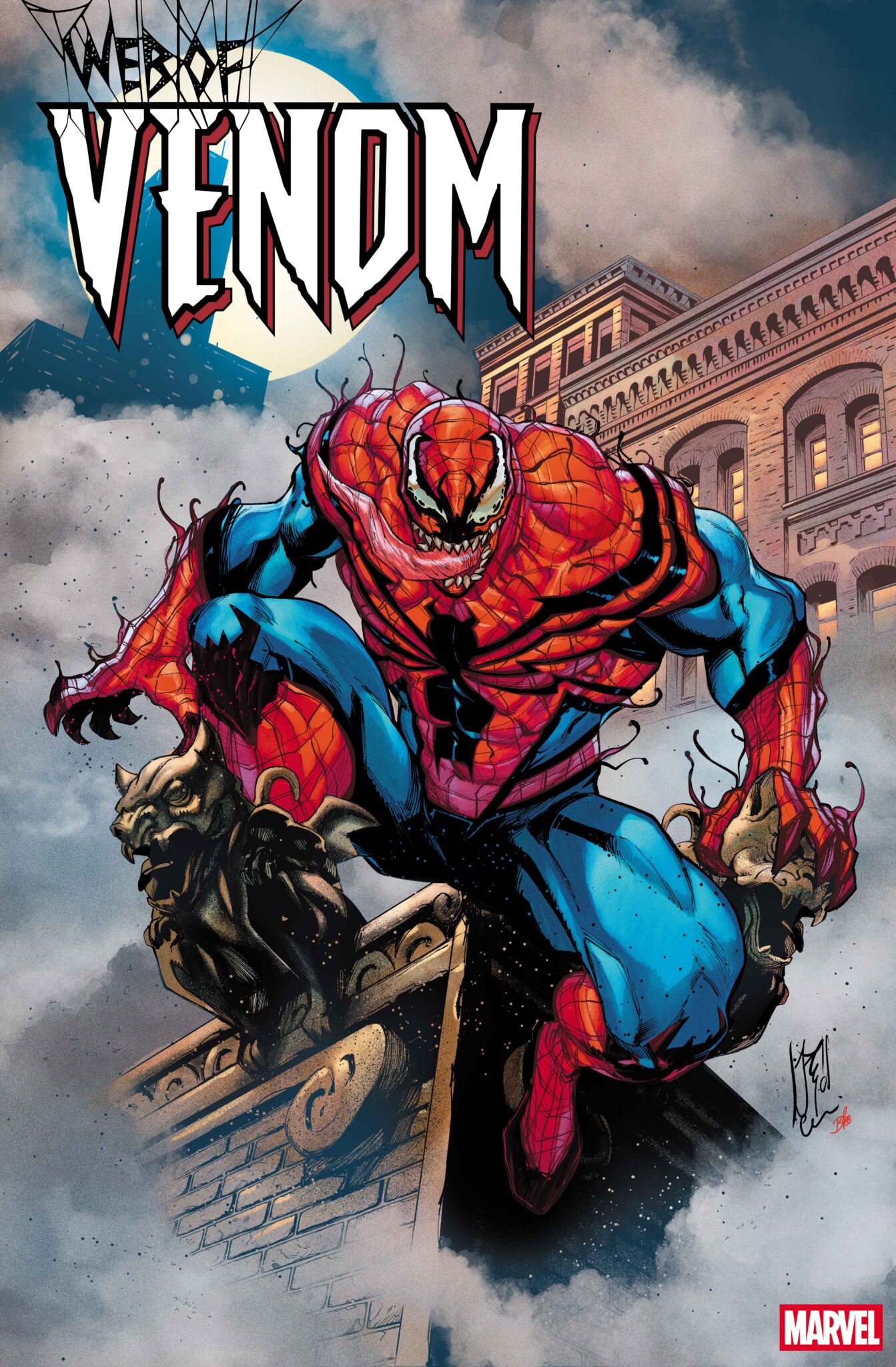 THE NEW RED & BLUE SYMBIOTE SUIT MAKES A SURPRISING RETURN IN WEB OF ...